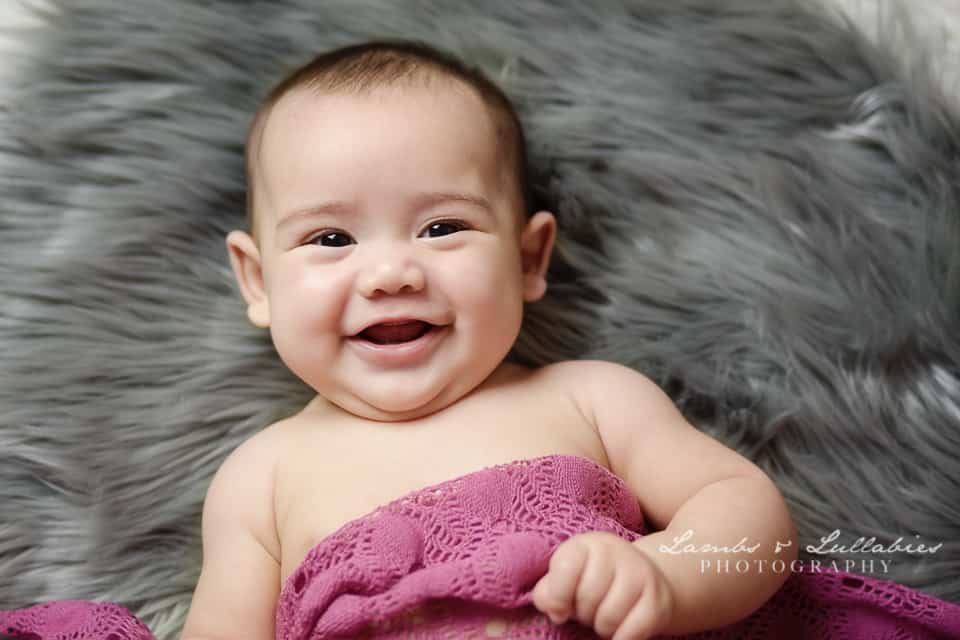 Baby Ashley's 3-Month Baby Milestone Photography Session